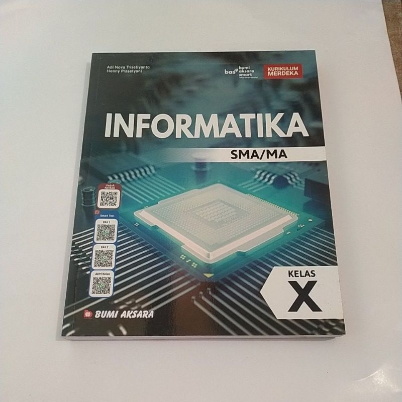 Jual Informatika SMA kelas X/10 kurikulum merdeka | Shopee Indonesia