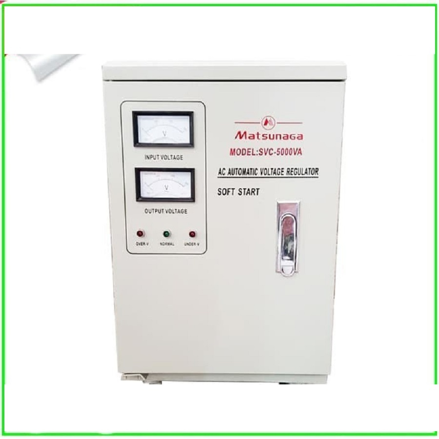 Jual Stabilizer Stavol Matsunaga SVC-5000 VA 5000W 5000 Watt Penstabil ...