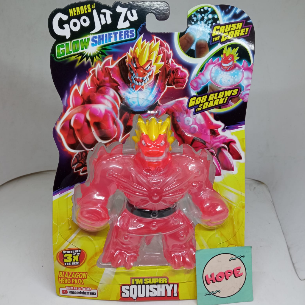Jual Heroes of Goo Jit Zu Glow Shifters Hero Pack Blazagon Goo Glows In The Dark | Shopee Indonesia