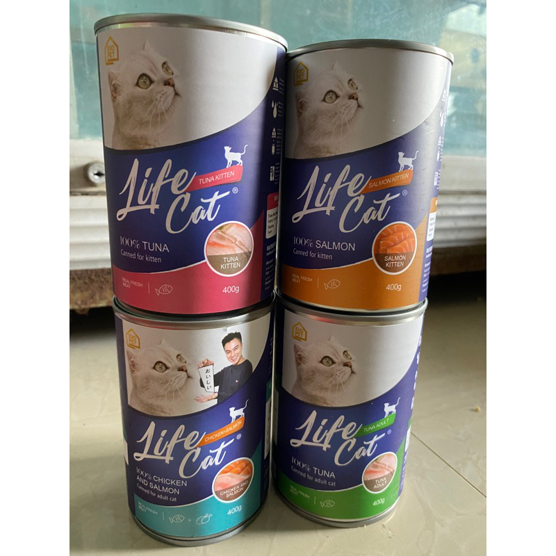 Jual LIFE CAT KALENG WET FOOD (400gr) makanan cair kaleng kucing ...