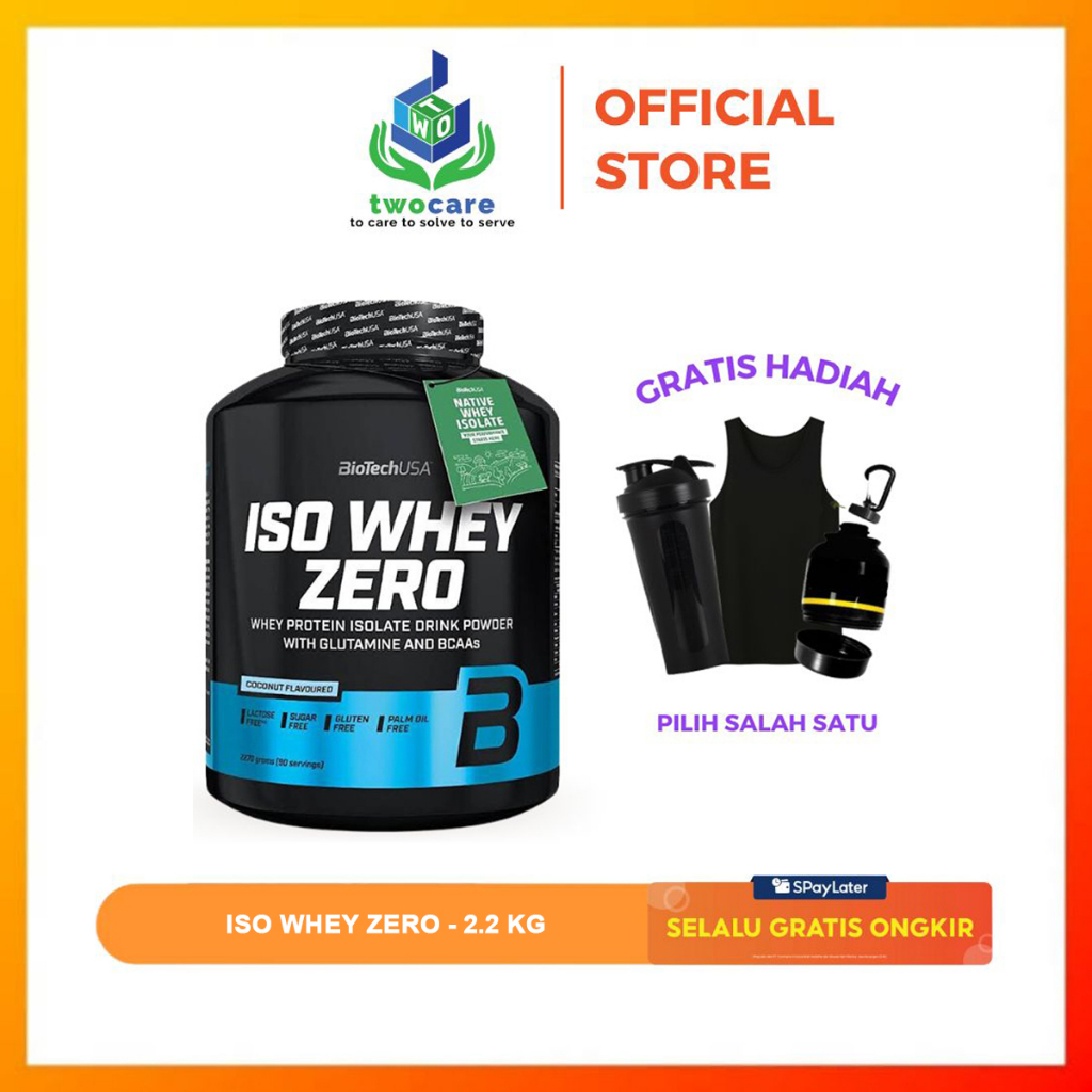 Jual Biotech USA Iso Whey Zero Lactose 2.2kg 2270gr Isolate Whey ...