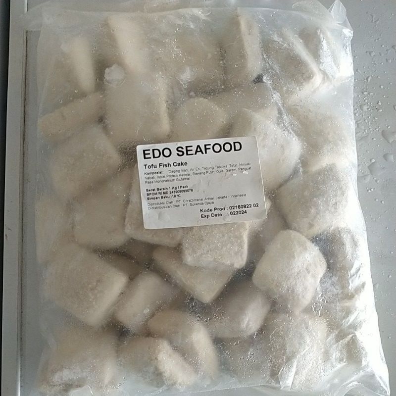 Jual Edo Seafood Tofu Fish Cake 1 kg per pack | Shopee Indonesia