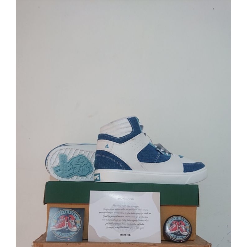 Jual Aerostreet hoops high denim series original sepatu sneakers casual ...