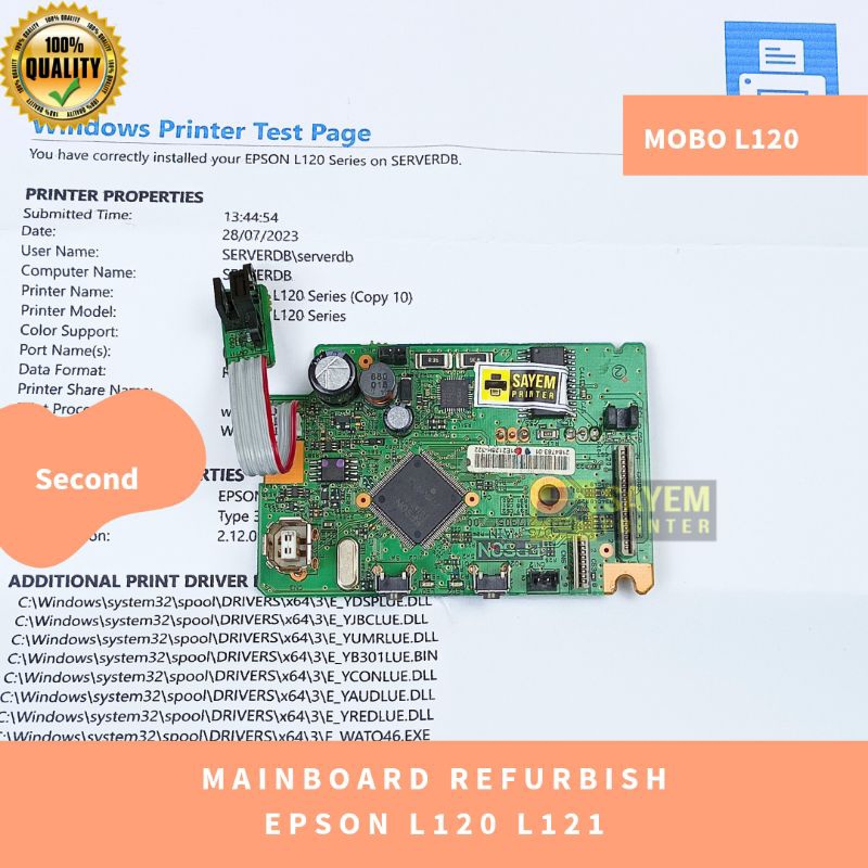 Jual Board Motherboard Mainboard Epson L121 Second Bekas | Shopee Indonesia