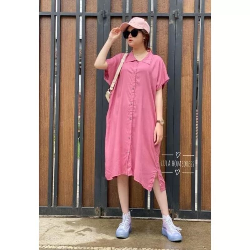 Jual DASTER POLOS FULL KANCING DEPAN RAYON BUSUI VIRAL | Shopee Indonesia