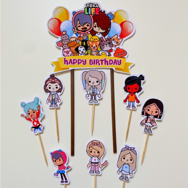 Jual TOPPER TOCA BOCA / TOPPER KUE TOCA BOCA / CAKE TOPPER TOCA BOCA ...