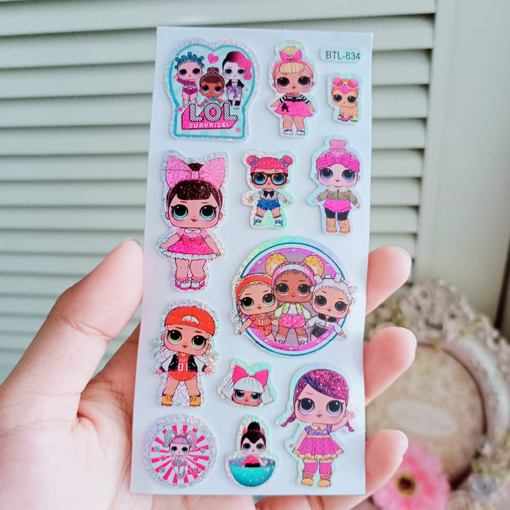 Jual Stiker Karakter / Stiker 3D Timbul / Stiker Mainan Anak / Sticker ...