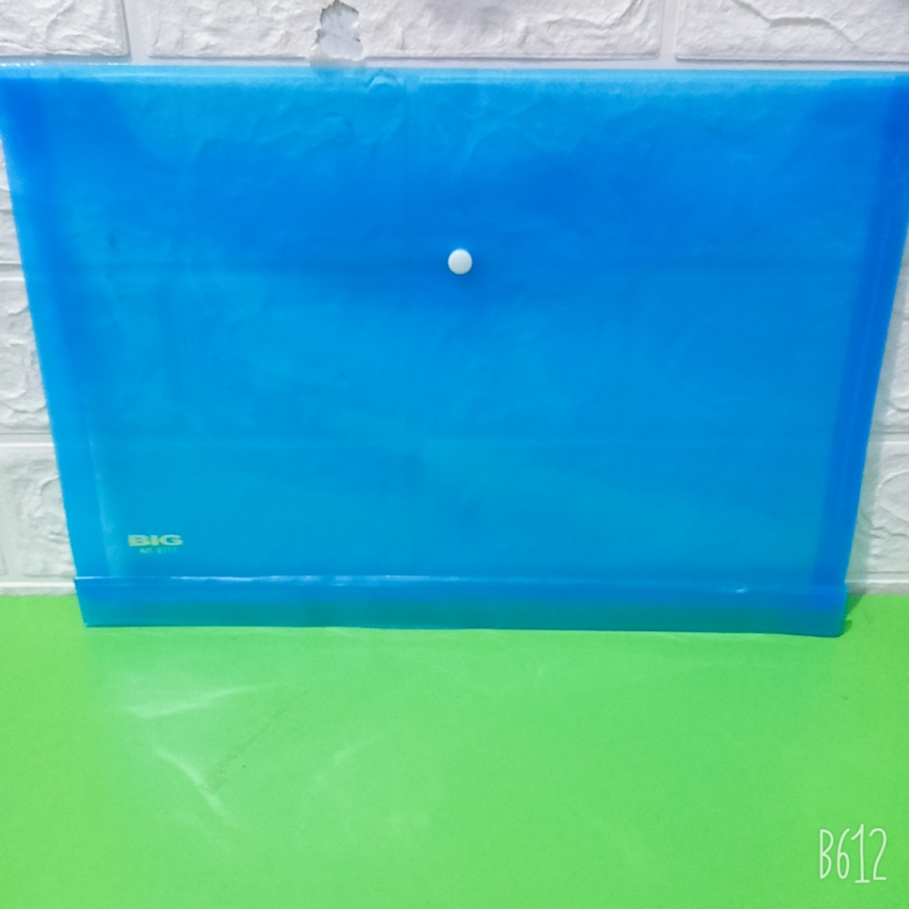 Jual Stop Map Plastik Kancing Folio Polos Berkualitas Kuat - Biru ...
