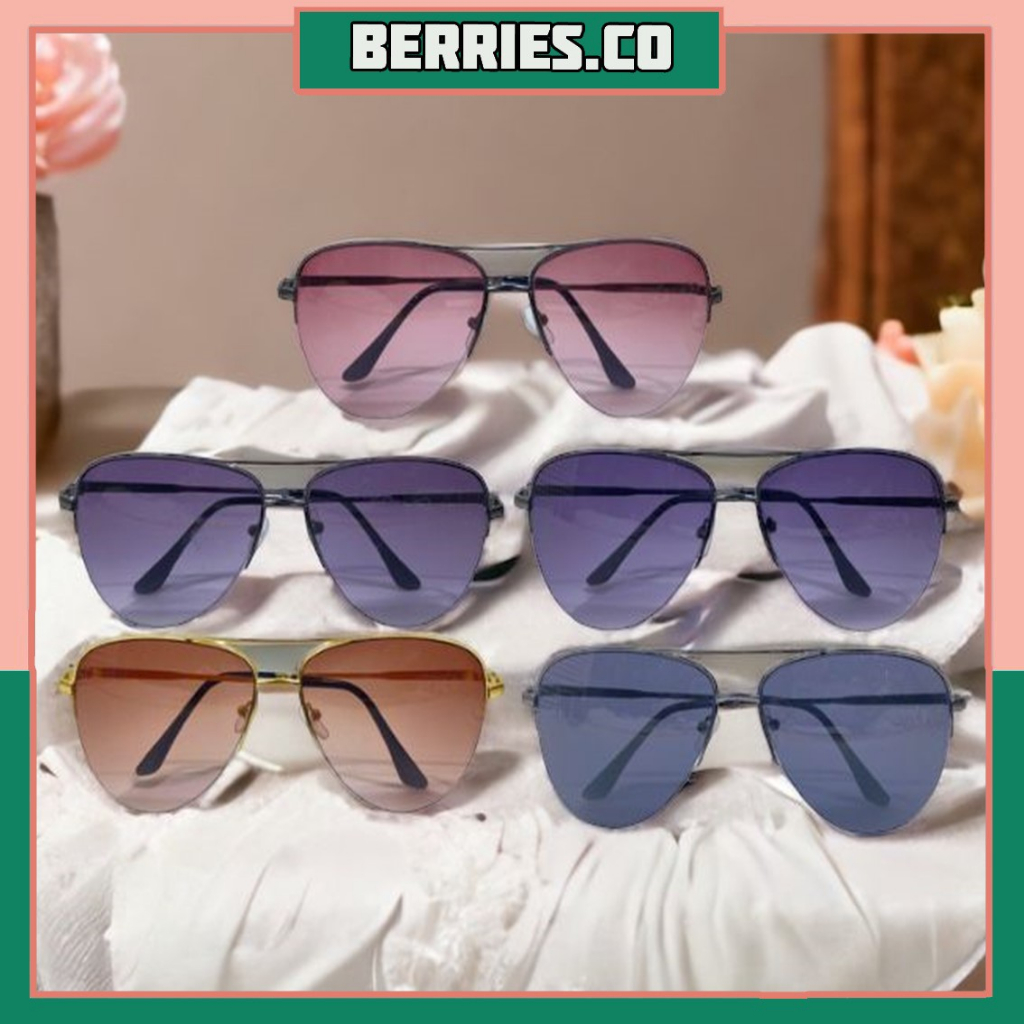 Jual BRI*KC1179 Kacamata Kaca Mata Fashion Bingkai Bulat Gaya Retro ...