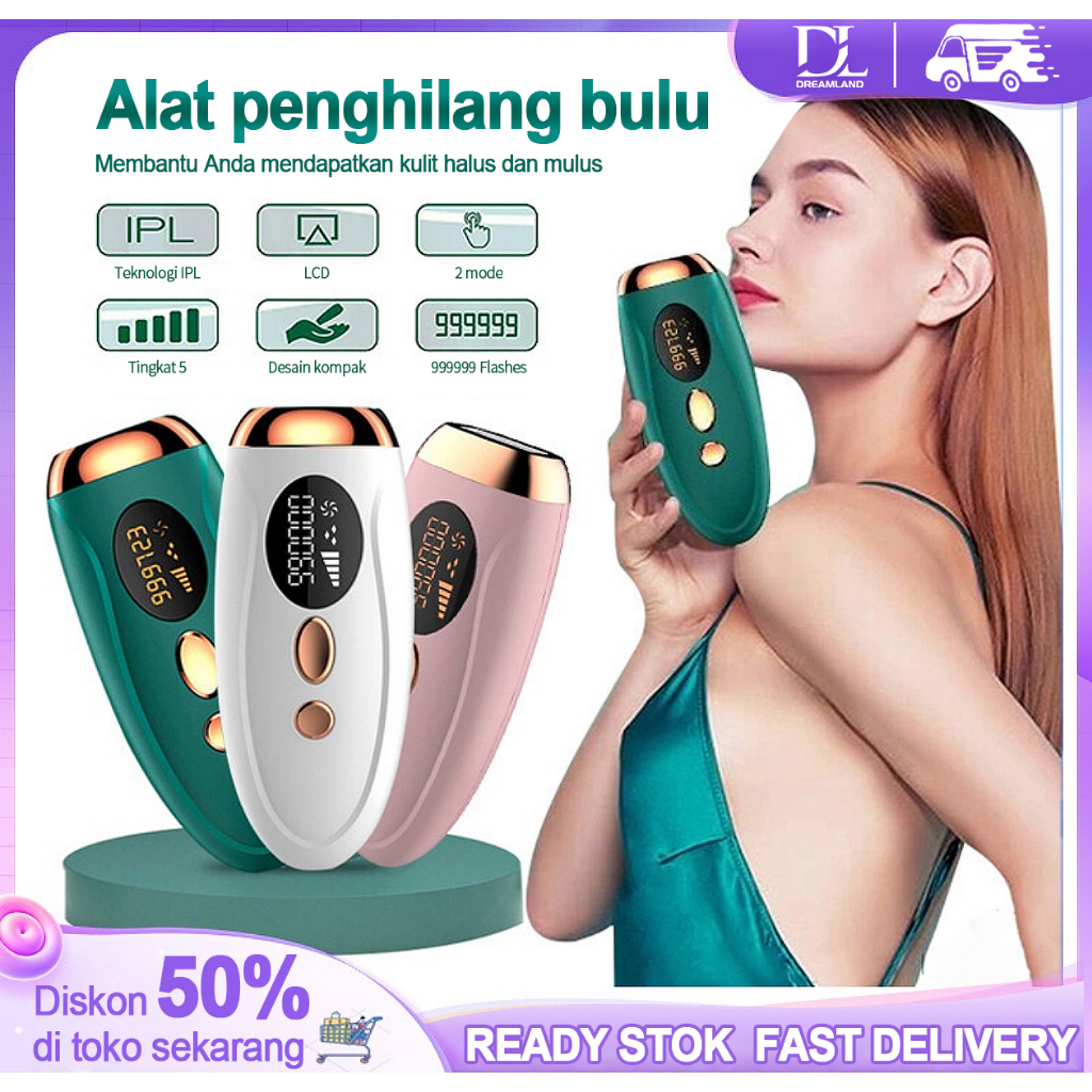 Jual DL IPL laser Hair Removal Perontok Bulu Permanent Alat Penghilang bulu 999999 tanpa sakit ...
