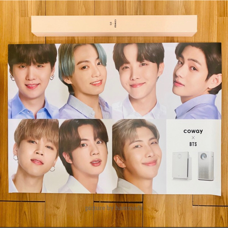 Jual Poster Coway x BTS Limited Edition | Shopee Indonesia