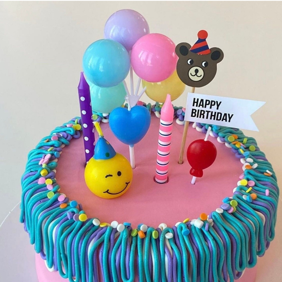 Jual Topper Kue Ultah Fireworks / Topper Birthday Flag / Topper Daisy ...