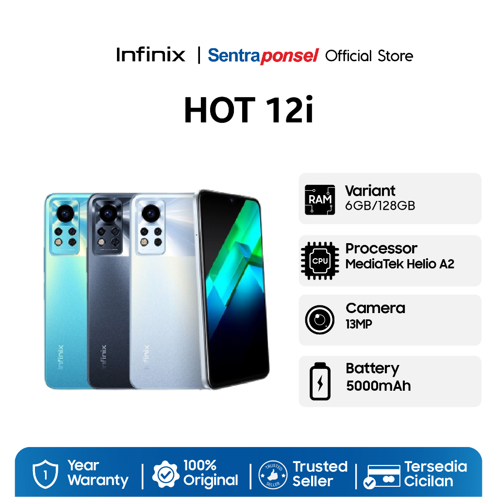 Jual Handphone Infinix HOT 12i 4G | Shopee Indonesia