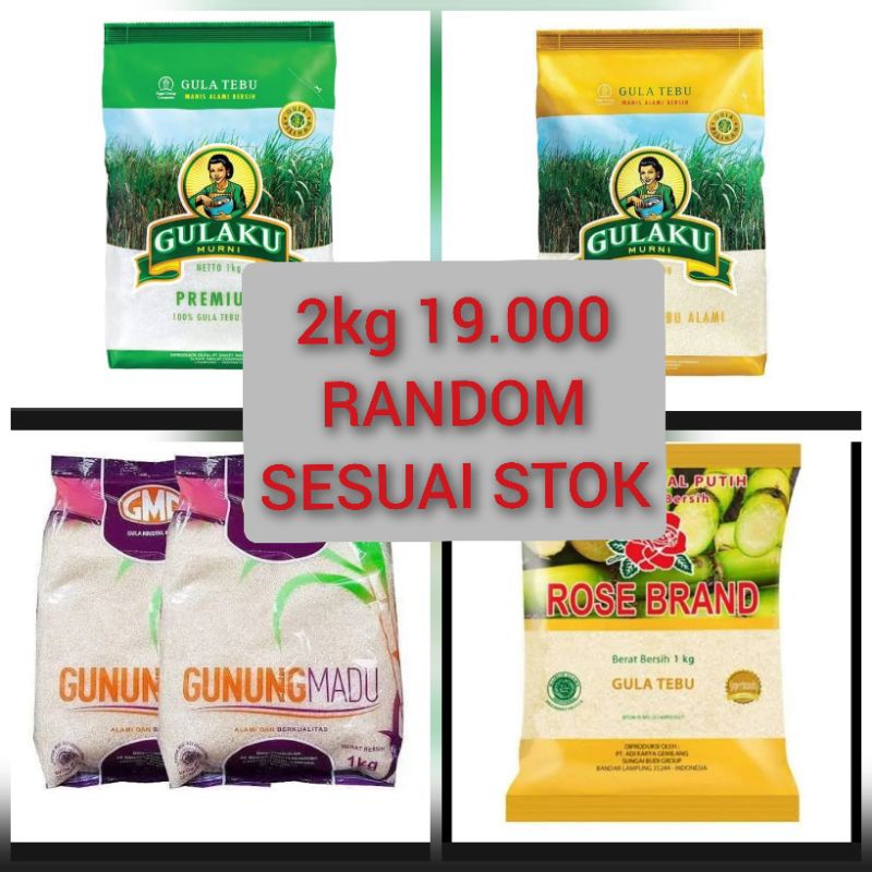 Jual PAKET GULA 2PCS (2KG) | Shopee Indonesia