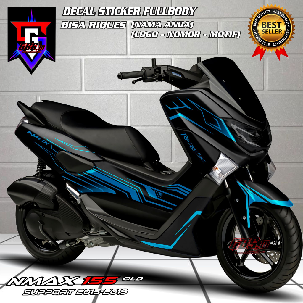 Jual Decal Nmax 155 Old Decal Sticker Nmax 155 Old Fullbody Nmax Old ...