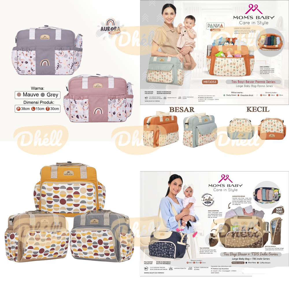 Jual MOMS BABY Tas Bayi Besar / Sedang / Kecil Vintage / Aurora / Indie ...