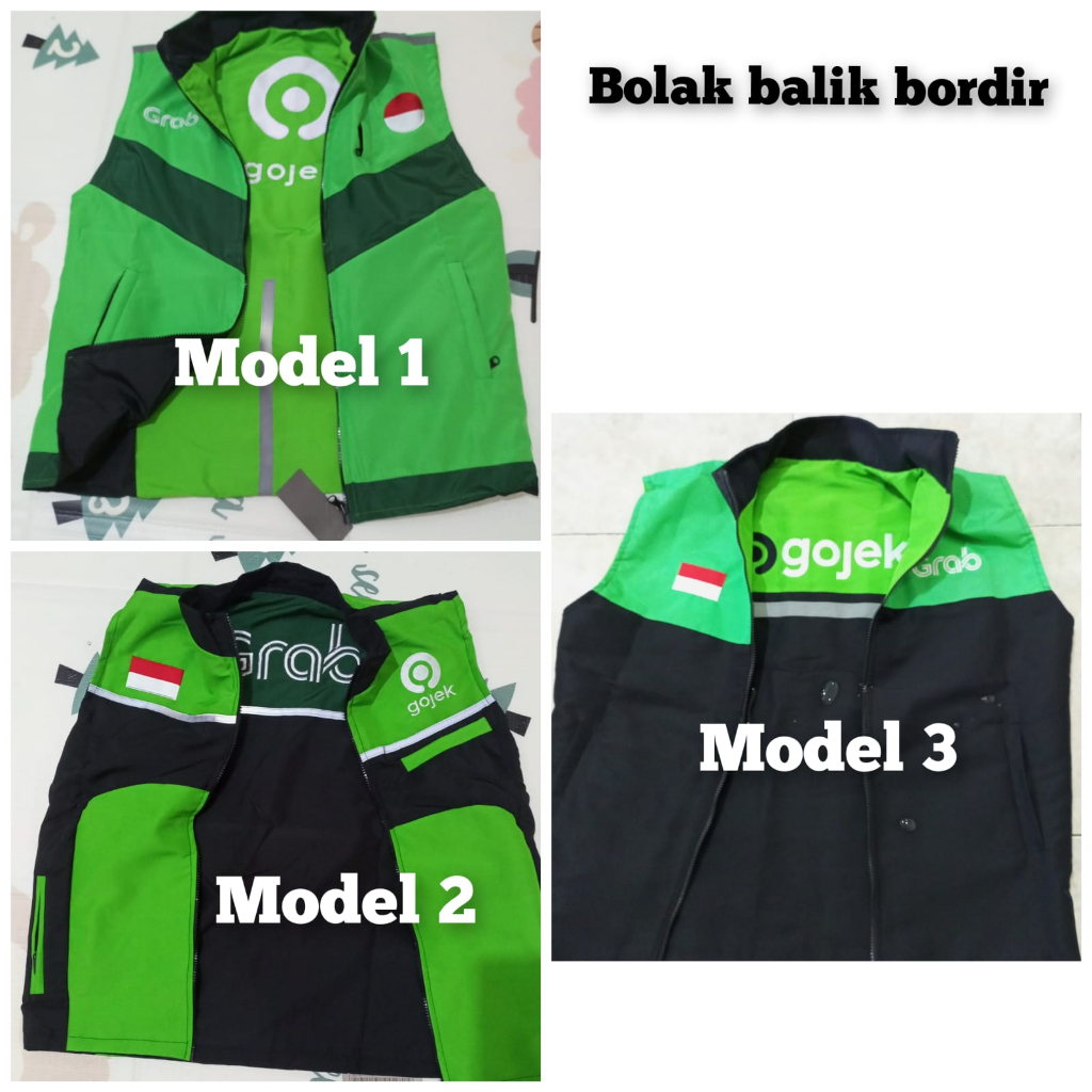 Jual ROMPI BOLAK BALIK ROMPI DRIVE ROMPEE OJEK FULL BORDIR GRB G JEK ...