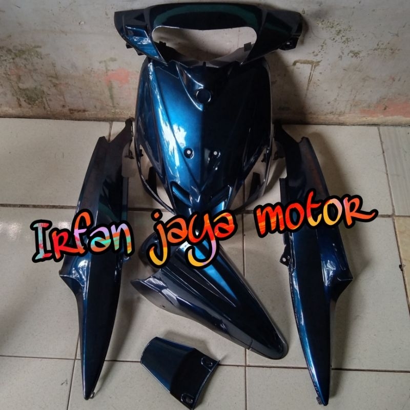 Jual Cover body full halus yamaha Mio Sporty Moonlight blue | Shopee ...
