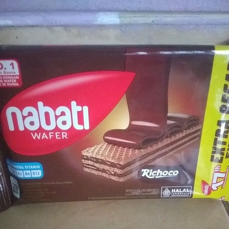 Jual NABATI WAFER RASA COKLAT 5 PCS | Shopee Indonesia