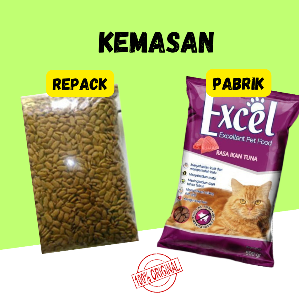 Jual makanan kucing EXCEL pakan kucing cat food | Shopee Indonesia