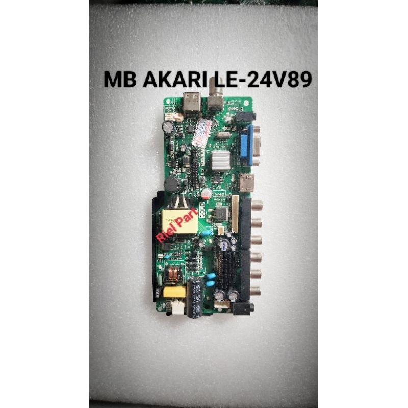 Jual MB MAINBOARD MOBO MODULE MOTHERBOARD MESIN TV LED AKARI LE-24V89 ...