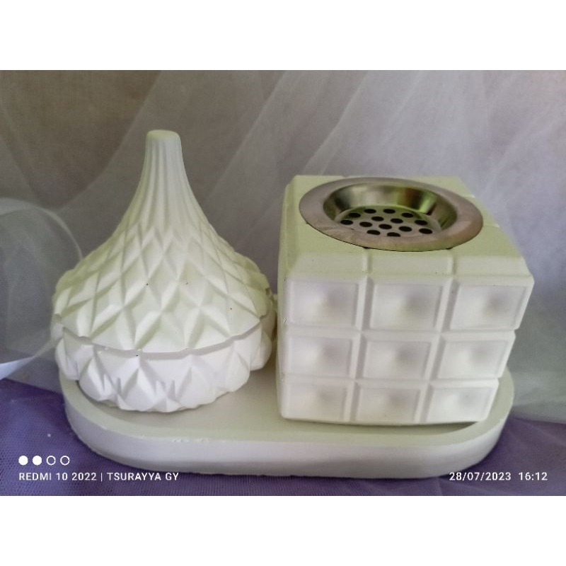 Jual 1 PAKET TEMPAT BUKHUR,MABKHARAH,TEMPAT BAKAR WEWANGIAN | Shopee ...