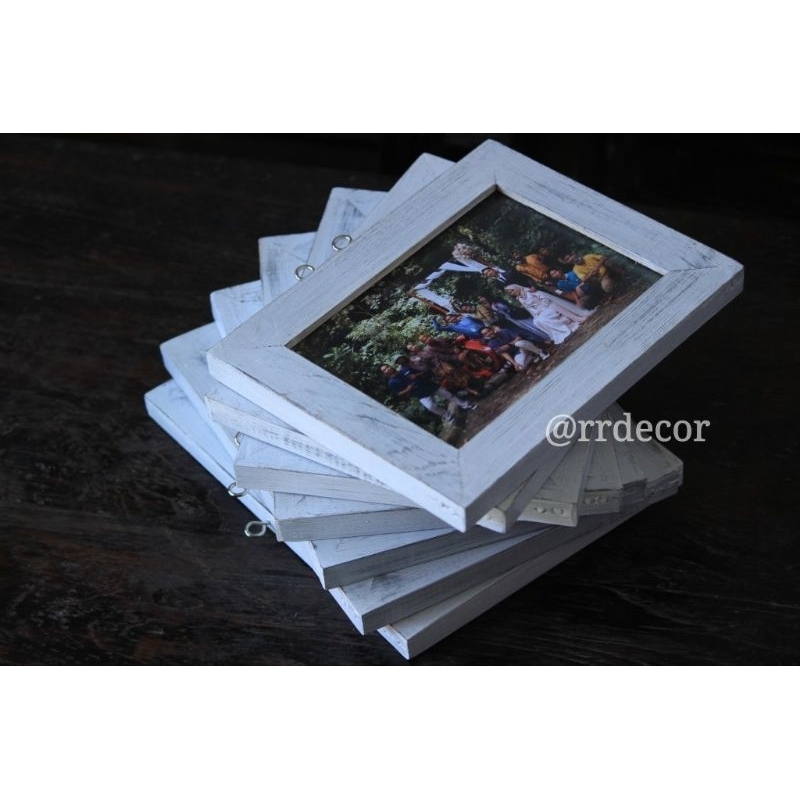 Jual BINGKAI FOTO RUSTIC (Small, plus kaca) | Shopee Indonesia