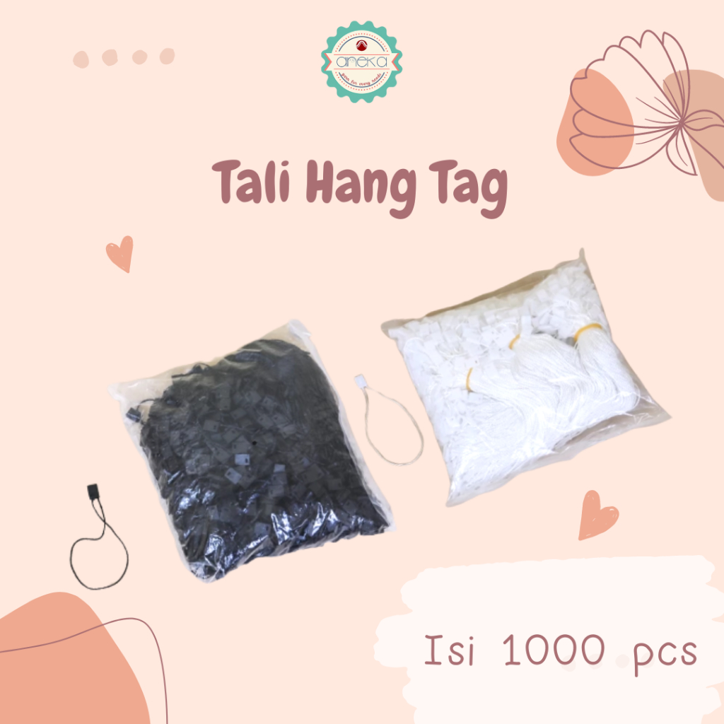 Jual KATALOG - Tali Hang Tag / Tag Rope Hitam & Putih Murah Isi ...