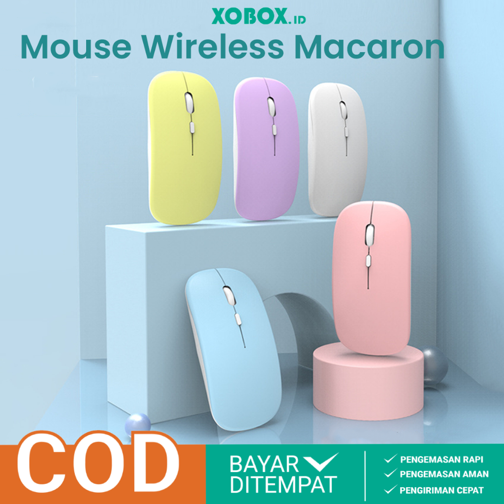 Jual Mouse Wireless Komputer/Laptop/Notebook 2.4GHZ With USB Receiver ...