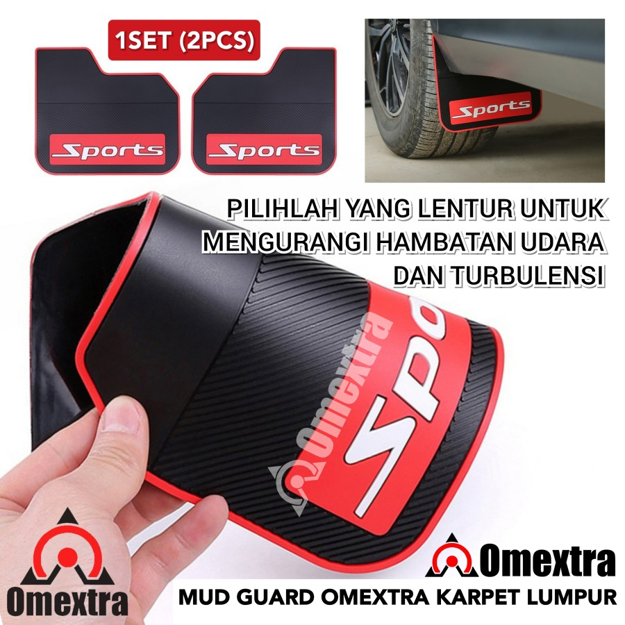 Jual Mud Guard Omextra Karpet Lumpur Mobil Fender Roda Mudguard Tebal ...