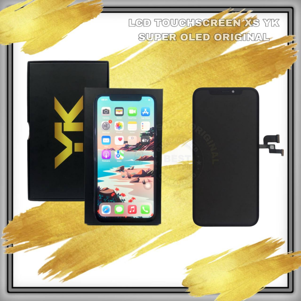 Jual LCD TOUCHSCREEN IP XS YK SUPER OLED FULLSET BARU | Shopee Indonesia