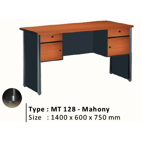 Jual MEJA KIOS MEJA TULIS MEJA KANTOR MEJA KASIR BESAR 1 BIRO MT 128 ...