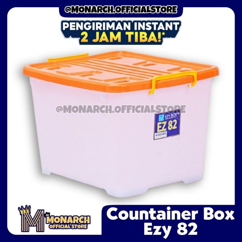 Jual [INSTANT] CONTAINER BOX BESAR EZY CB 82 TEMPAT PENYIMPANAN 82 LITER PALEMBANG | Shopee ...