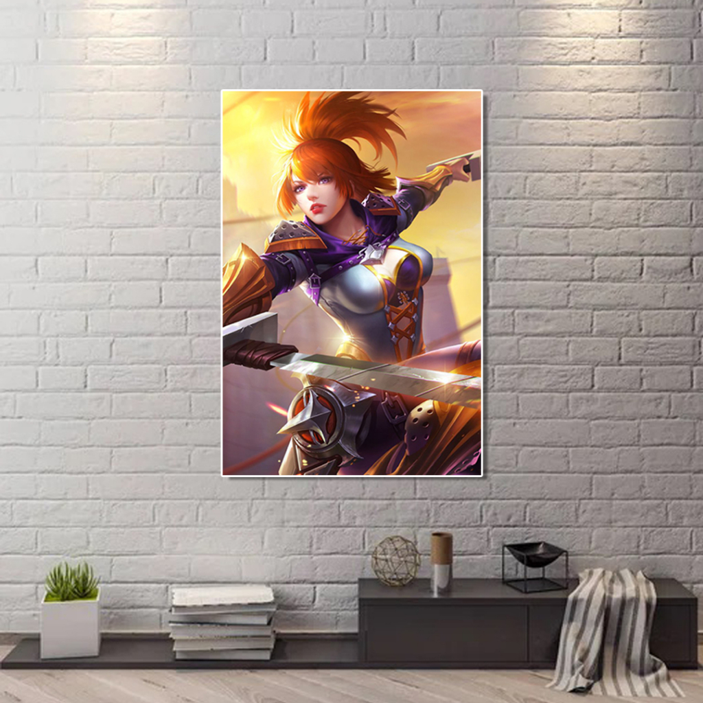 Jual Poster Game MOBILE LEGENDS Dekorasi Dinding Hiasan Dinding Poster ...