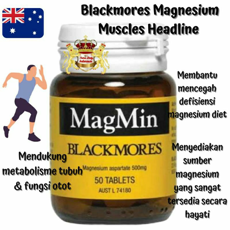 Jual blackmores magnesium muscle health magmin 50 tablet | Shopee Indonesia
