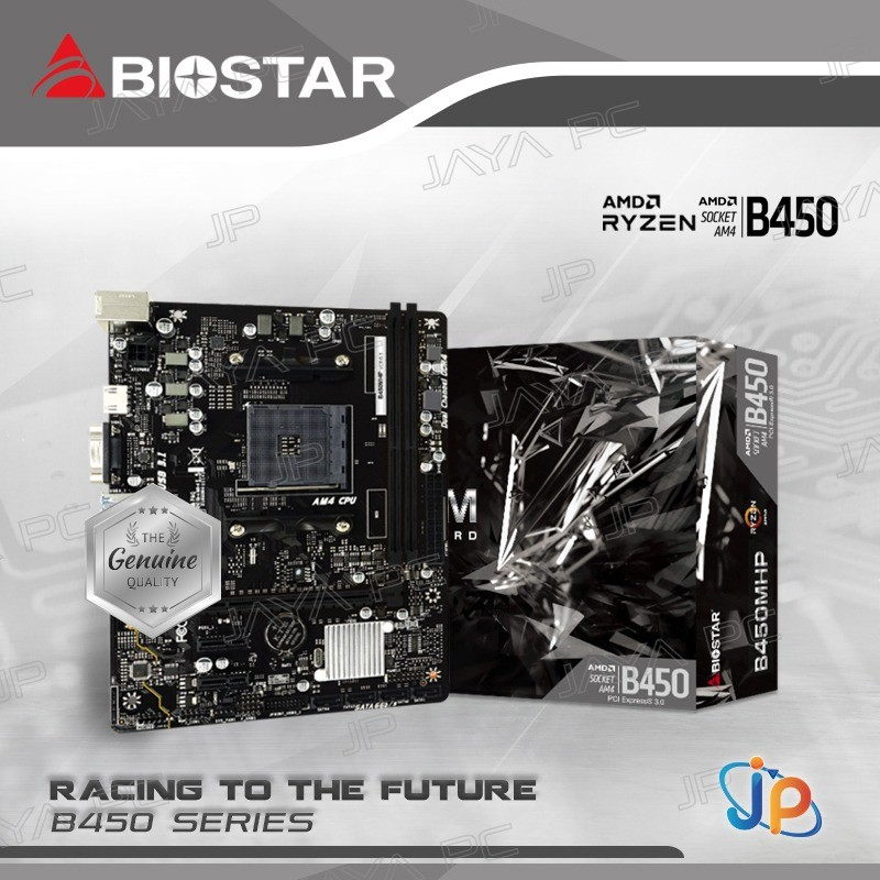 Jual Motherboard BIOSTAR B450MHP (AM4, AMD, B450, DDR4, USB3.2, SATA3 ...