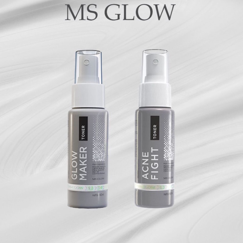 Jual MS GLOW Glow Maker Acne Fighter Tonner Acne Tonner Glowing ...