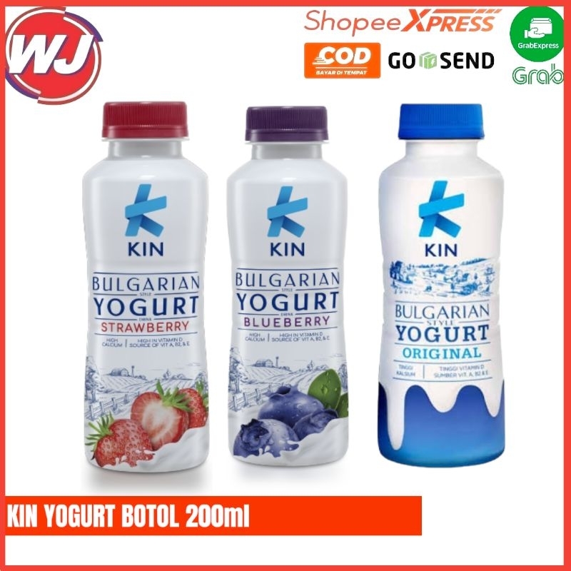 Jual KIN YOGURT BOTOL 200ml | Shopee Indonesia
