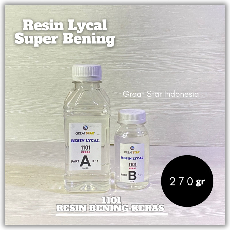 Jual RESIN LYCAL SUPER BENING 1011 - 270gr | Shopee Indonesia