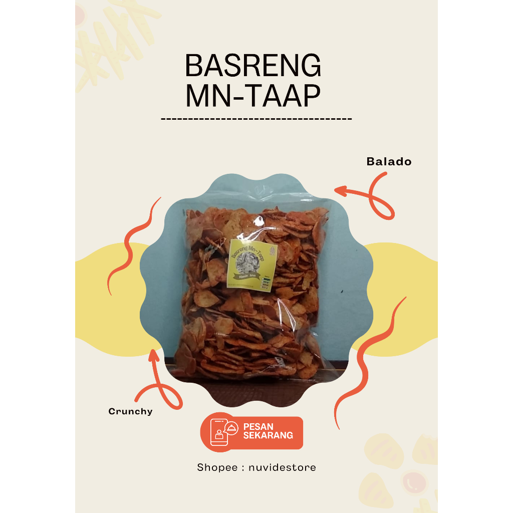 Jual Basreng rasa Balado 1Kg | Shopee Indonesia