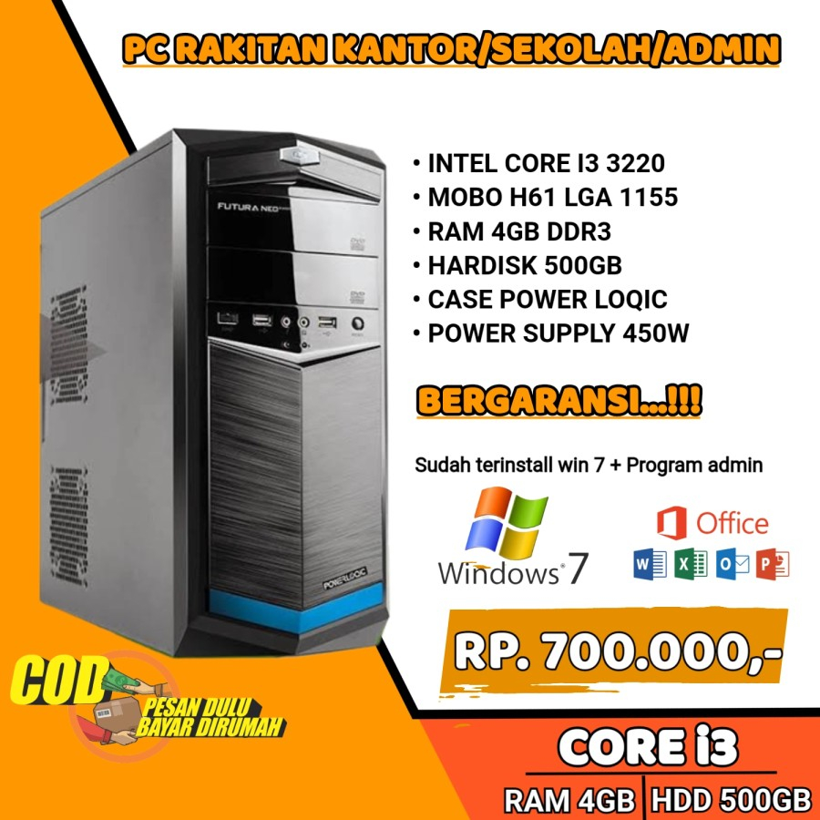 Jual CPU Rakitan Core i3/PC Rakitan Bekas | Shopee Indonesia