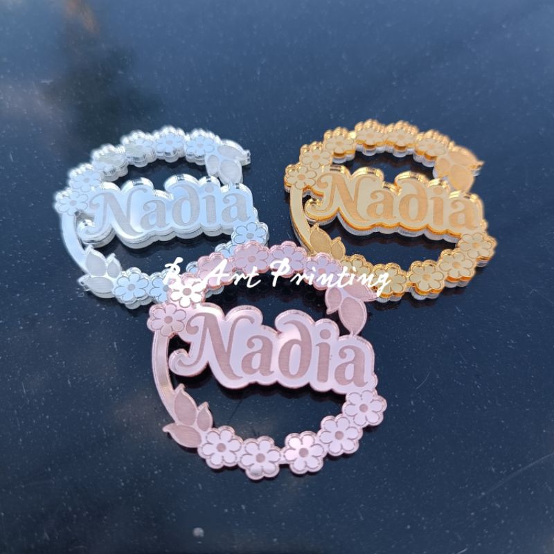 Jual BEST SELLER!!! PIN BROSS BUNGA FULL GRAFIR GOLD SILVER DAN ROSE ...