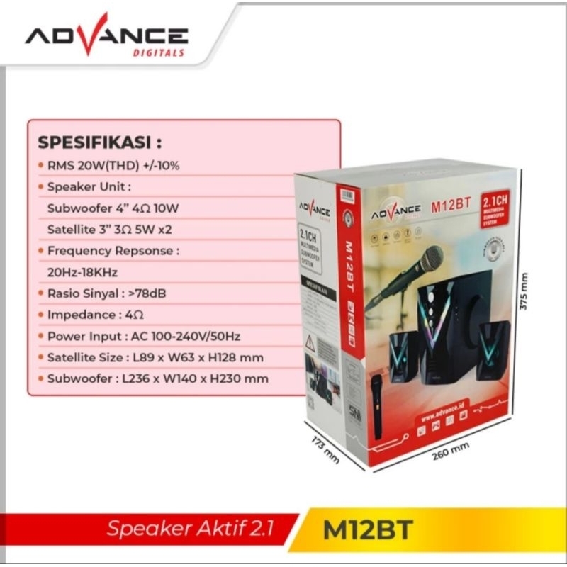 Jual SPEAKER BLUETOOTH M12 BT FREE MIC | Shopee Indonesia