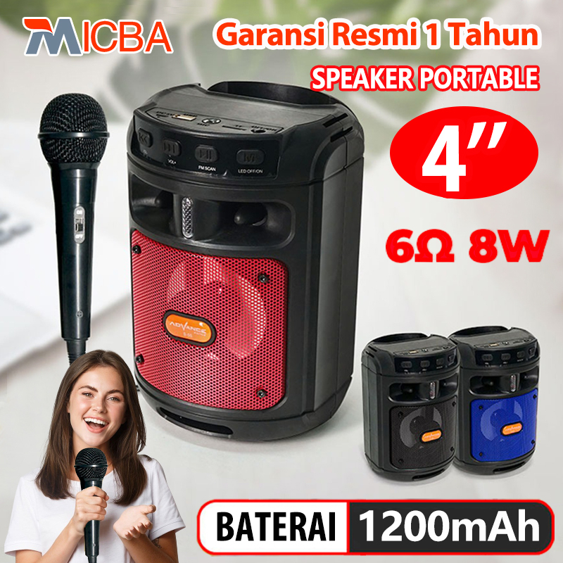 Jual 【Free Mic】Speaker Bluetooth Polytron Salon Aktif Full Bass Karaoke ...