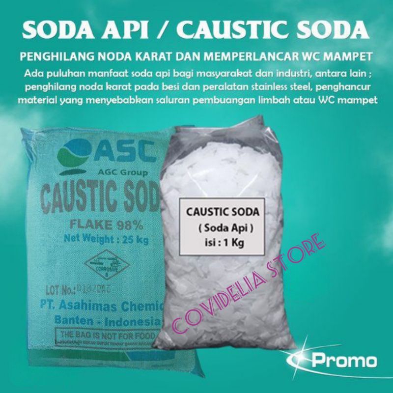 Jual Soda Api / Coustic Soda Flake Pembersih Saluran/WC mampet 1kg ...