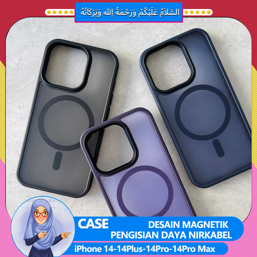 Jual Case iPhone 14 Pro Max 14 Pro ip14Plus Desain magnetik Pengisian ...