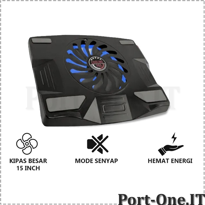 Jual Kipas Alas Laptop Notebook Coolling pad Cooler Fan Laptop | Shopee ...