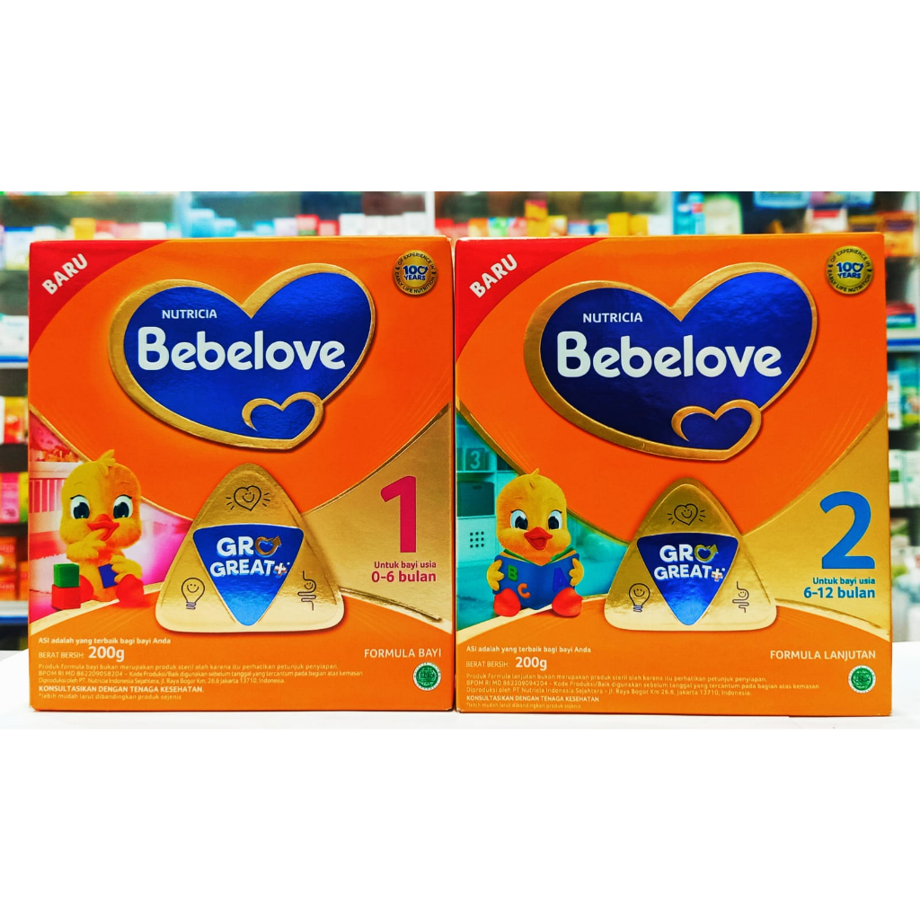 Jual Bebelove 1 & 2 Kemasan 200GR - Susu Formula Bayi | Shopee Indonesia