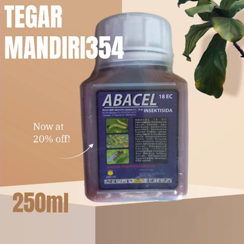 Jual insektisida abacel 250ml obat ulat dan kutu Abacel 18ec 250ml ...