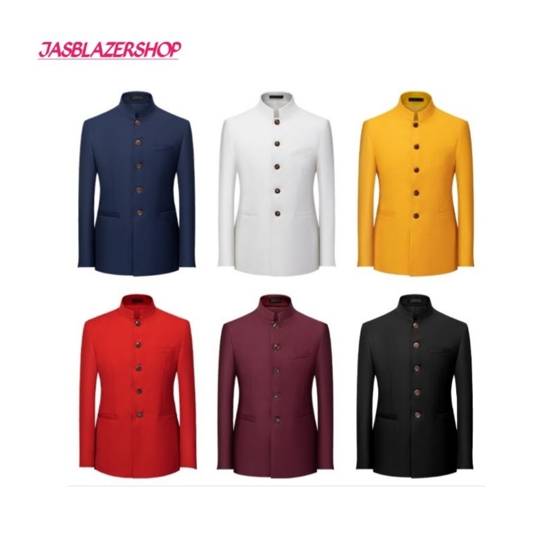 Jual Jas Mandarin size Jumbo - Jas Mandarin - Jas Koko model Mandarin ...